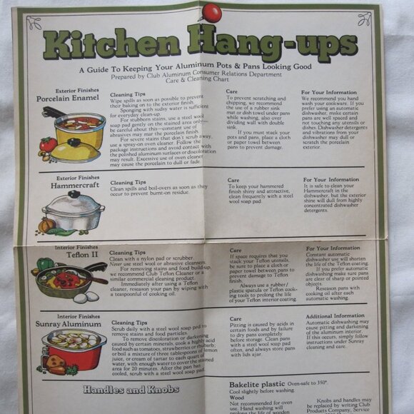 Out of Print | Art | Rare 97s Club Aluminum Pans 9 X 11 Kitchen Hangups ...